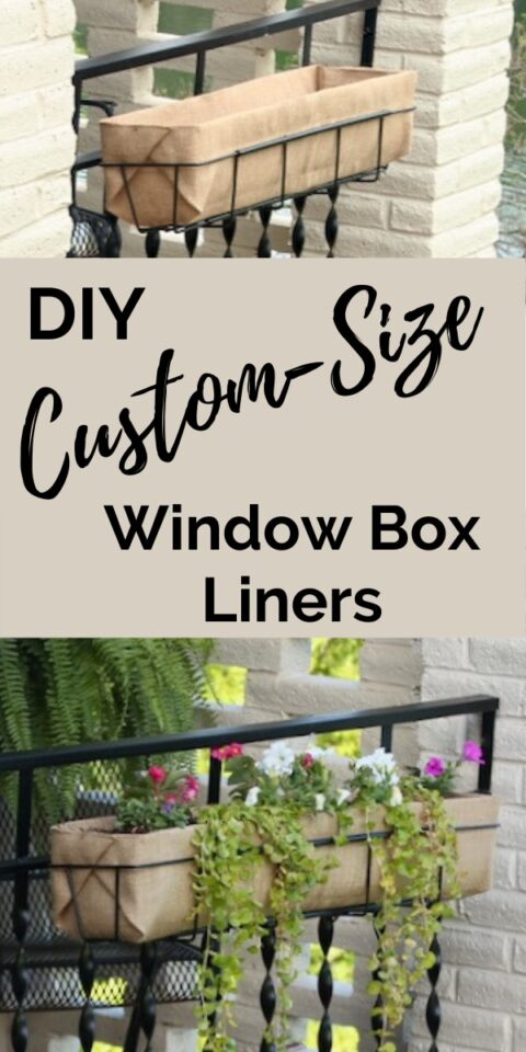 How-To Make Easy Custom Size Window Box, Planter Box Liners - South ...