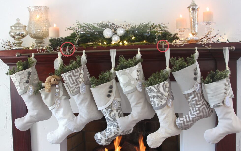 How to Easily Hang Christmas Stockings With a Stocking Rod - South ...