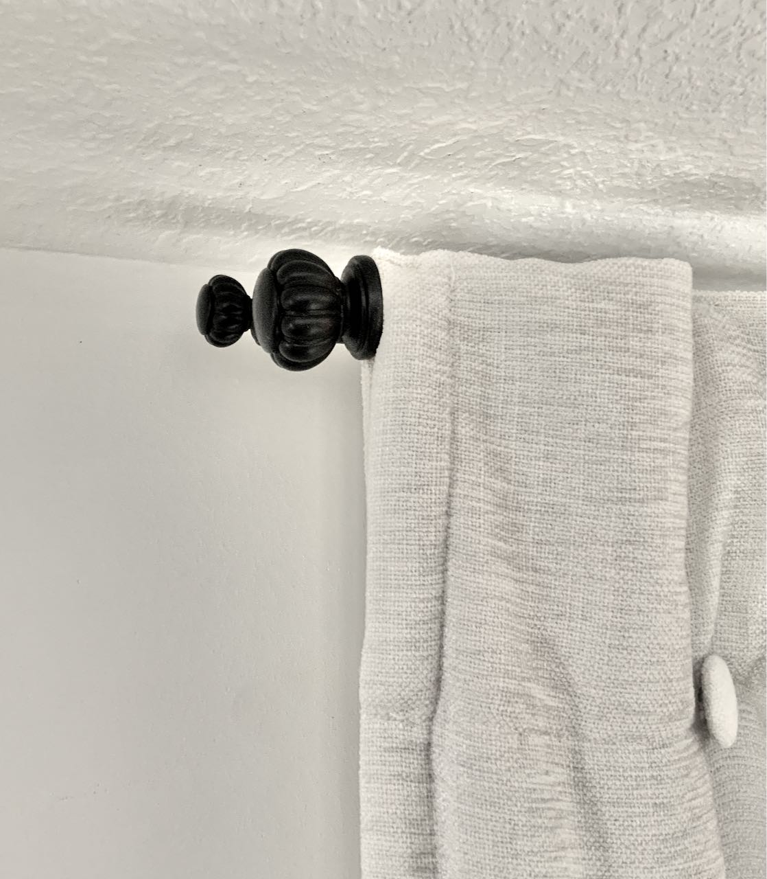 How To Make Your Own Extra Long Curtain Rods - South House Designs