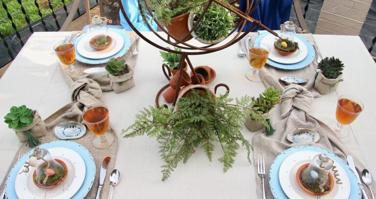 Celebrate Earth Day - Table Decor + Party Favors - South House Designs