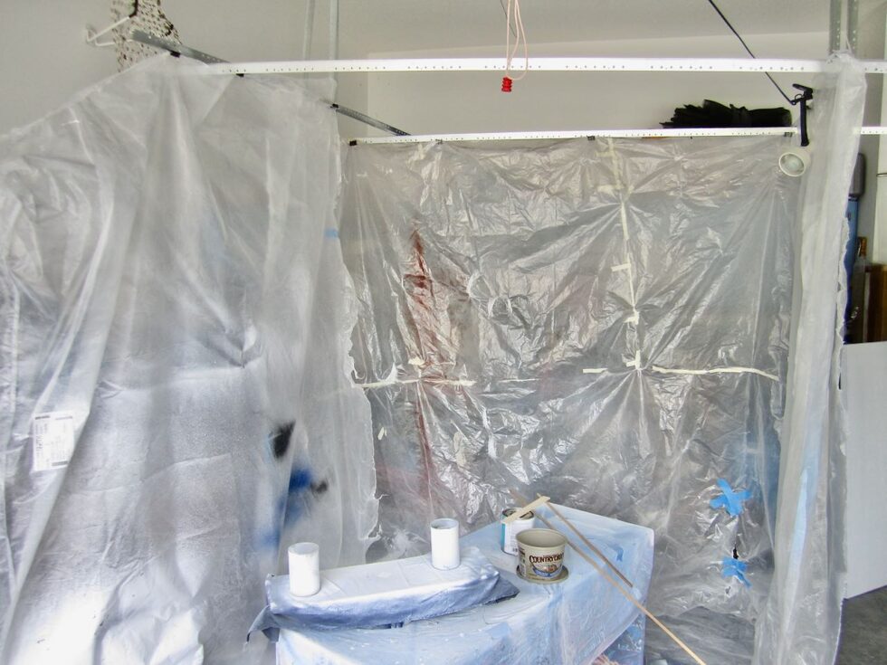 You Need to Make This Easy & Cheap Spray Paint Tent - South House Designs