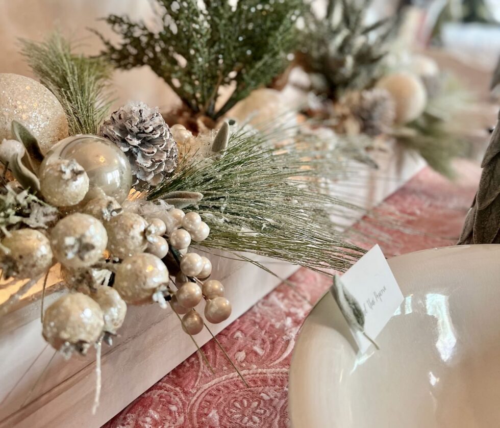 17 Tips for a Beautiful + Functional Christmas Buffet Table - South ...