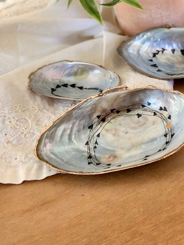 How To Craft the Sweetest Shell Trinket Dish - South House Designs