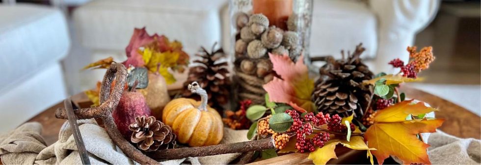 How-To DIY Fall Arrangements With Acorns, Gourds and Pampas - South ...