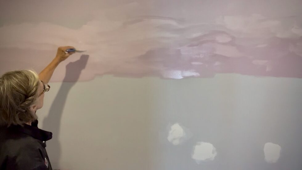 Easy Can be Fabulous: DIY Gradient Wall Painting Tutorial - South House ...