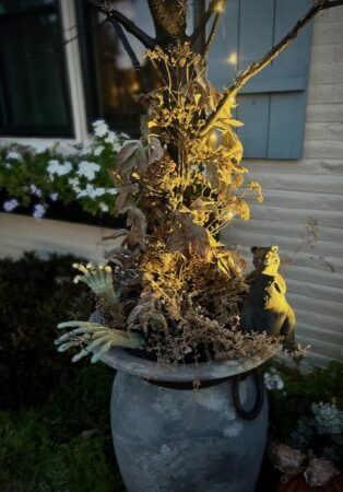 Easy DIY To Make a Creepy, Spooky Tree for Halloween - South House Designs