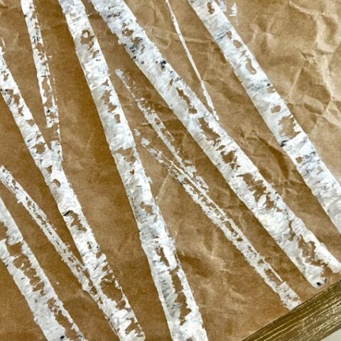 Beginners Crazy Easy Way to Paint Amazing Birch Trees | South House Designs