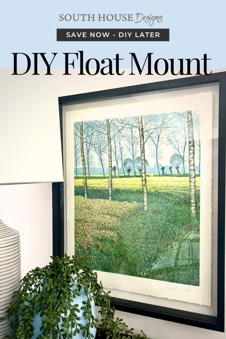 The Best DIY Float Mount Art: Professional Framing at Home - South ...