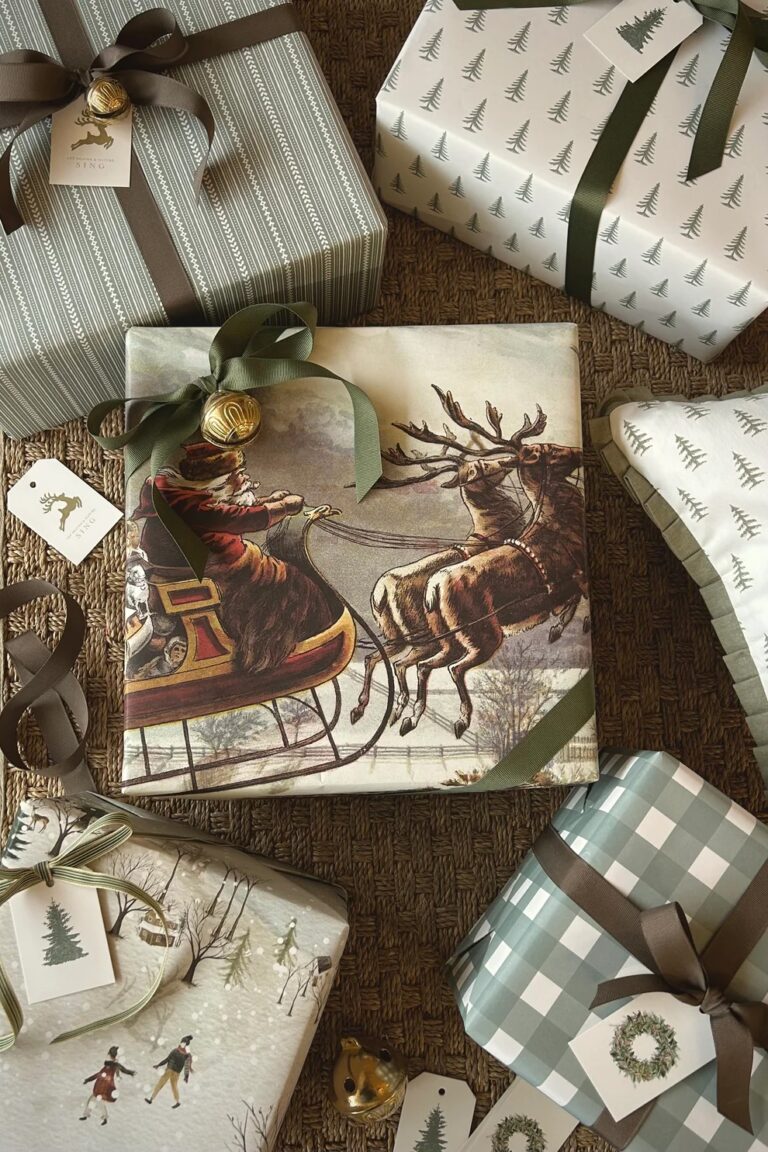 Love the Wrapping Paper? Love it More as Christmas Artwork - South ...