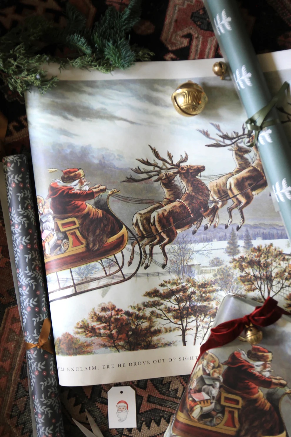 Love the Wrapping Paper? Love it More as Christmas Artwork - South ...